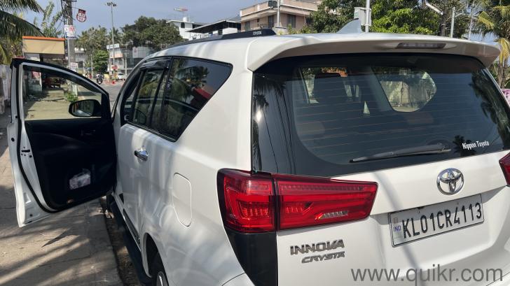 White 2021 Toyota Innova Crysta 2.4 VX 8 STR 27,000 kms driven in ...