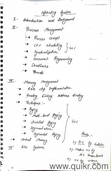 Handwritten Classroom notes for GATE CSE/IT | Dehradun | Quikr Handwritten Classroom notes for GATE CSE/IT | Dehradun | Quikr