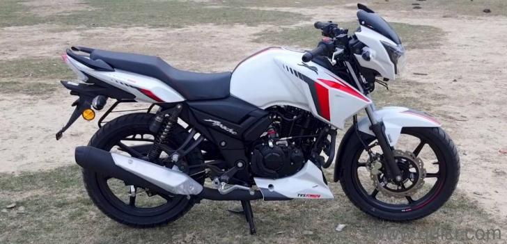 Tvs Apache Rtr 160 New Model 2022 White