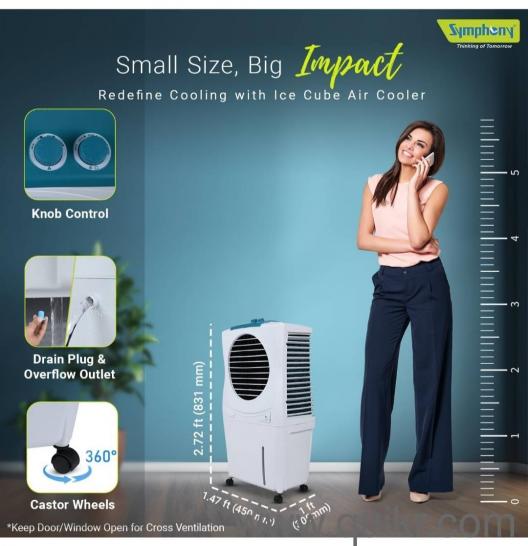 Air Cooler 27 Ltrs - Symphony Model Ice Cube 27 - Purchased on 28 th ...