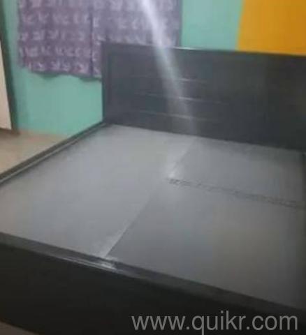 king size Bed with storage made of Asam Teak wood one side drawer and ...