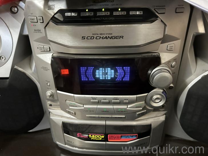 Good working condition, 5 CD changer, 2 cassette player, 1400 W, 2 dual ...