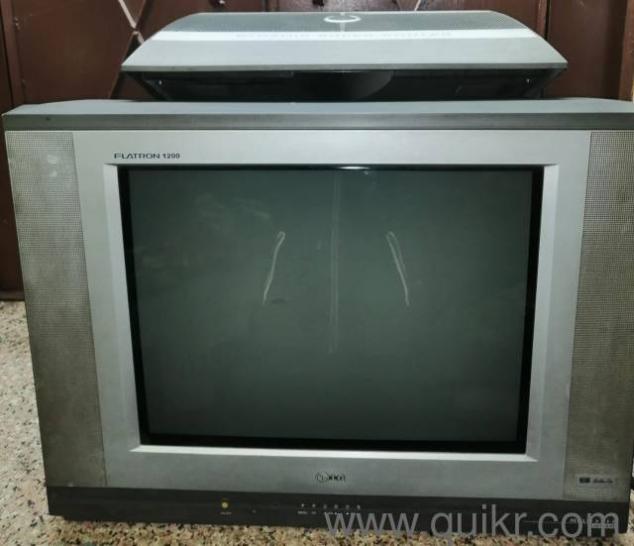 selling lg crt tv with attached woofer sound master | Ghaziabad | Quikr
