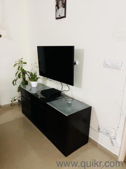 Moving Out Sale: Wooden & Glass TV Unit in almost new condition ...