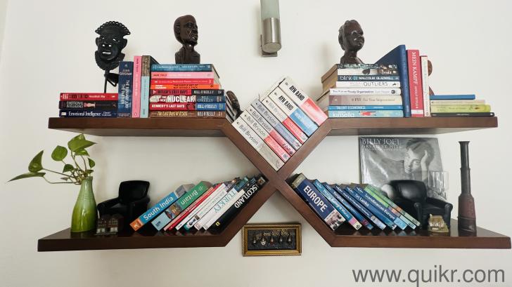 Solid Wood X shaped shelf. As good as new. No scratches or stains ...