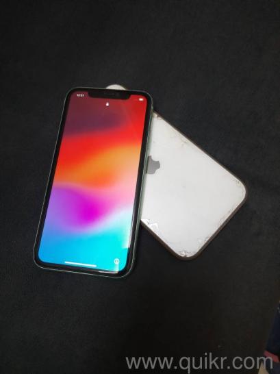 iPhone 11 64 GB light green color almost new with original box & bill ...