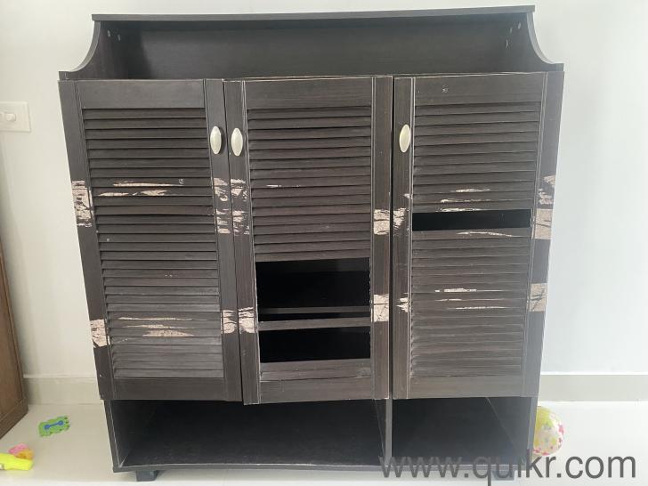 Wooden shoe rack in good condition | Hyderabad | Quikr
