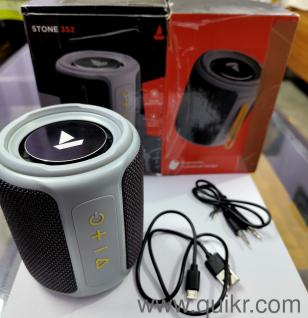 Boat Stone 352 Portable Bluetooth Speaker with 10W Stereo Sound (Grey ...