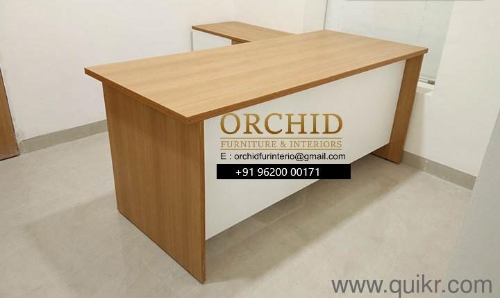 Executive Lshape table Price : 7999/- Material : Pre Laminated HDF HDF ...