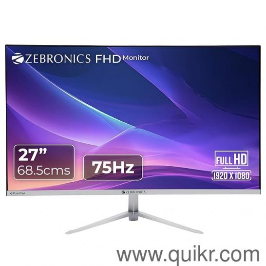 ZEBRONICS 27 FHD LED Monitor, 75hz, Widescreen Monitor | Pune | Quikr