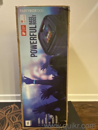 JBL PartyBox 1000 Premium High Power Portable Wireless Bluetooth Audio ...
