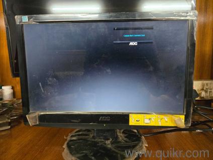 AOC 15.6 Inch HD LED Monitor with FREE VGA to HDMI Converter Box ...