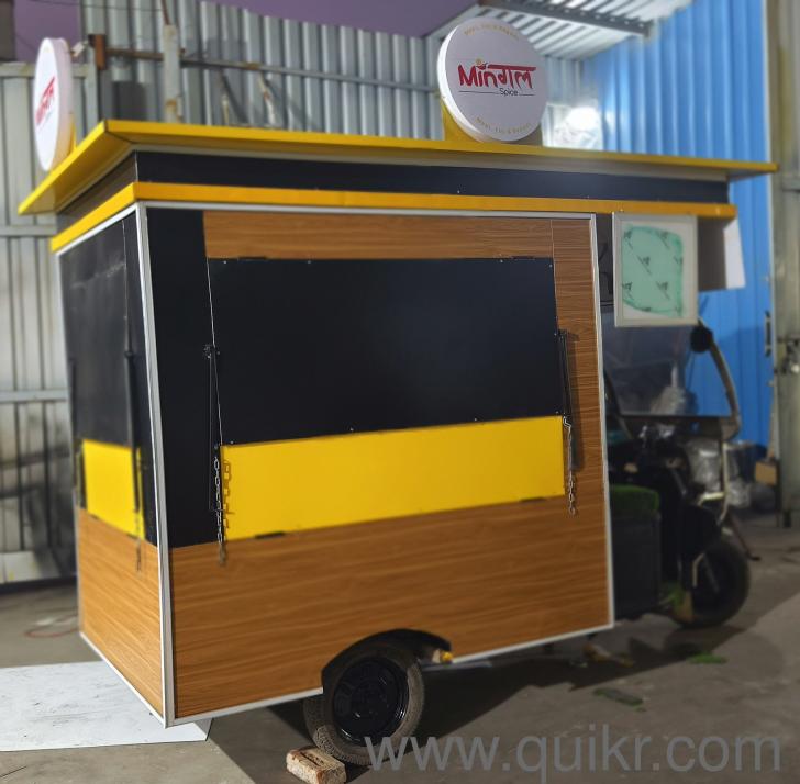 E-RICKSHAW food cart with Griller 2 deep fryer and 2 chulha | Railway ...