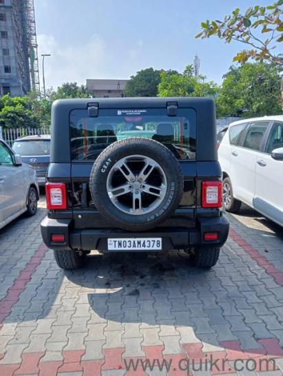 Black 2024 Mahindra Thar DI 2WD 9,000 kms driven in Washermanpet ...