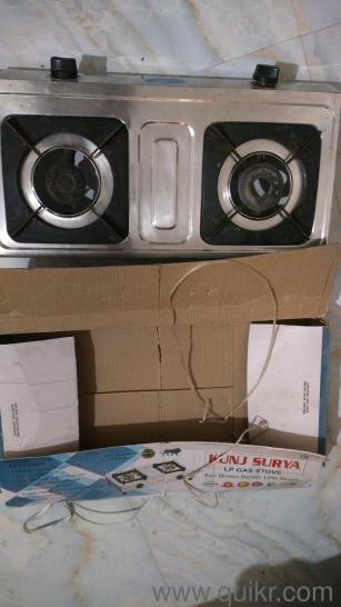 Gas stove with 2 burner and regulator with pipe | Pune | Quikr