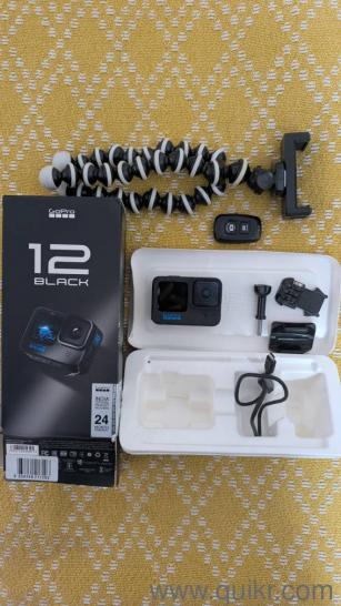 GoPro HERO12 Black (11 Months Warranty) + Tripod + Bluetooth Clicker ...