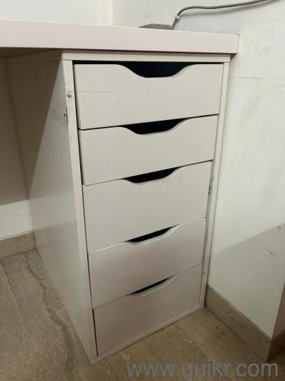 White Table with drawers | Raigad | Quikr