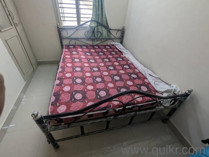 Wrought iron bed 5*7ft with mattress (Mint condition) | Bangalore | Quikr