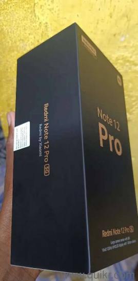 Redmi Note 12 pro 5G 6GB/128gb Only one month used Bill box warranty ...