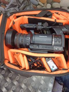 Panasonic 160D video camera shutter run time 900 with bag 2 battery and ...