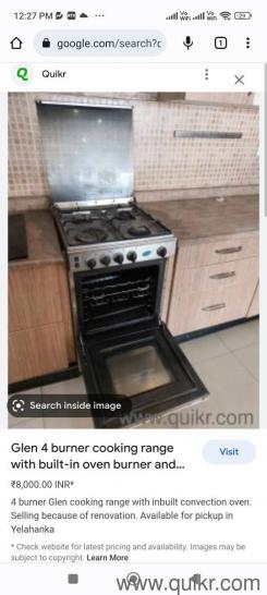 Fiber Gas cum Electric induction stove cum ovan at near banashankari ...