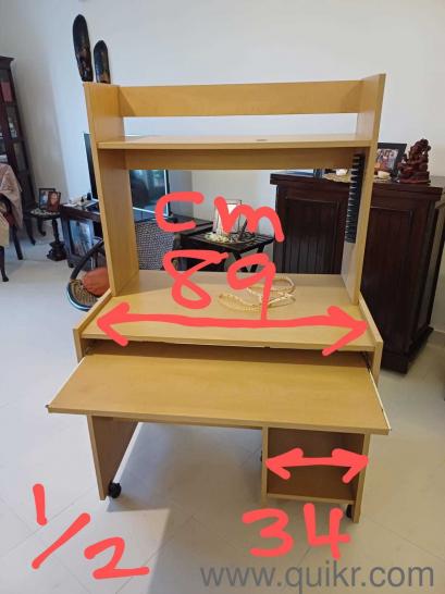 Student study table cum computer table for sale, mint condition ...