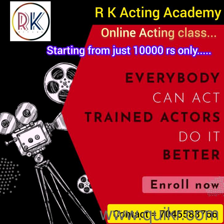 Best Acting classes in Mumbai. CONTACT:-07045583766 RK MITTAL PLACEMENT 100% ROLE CONFIRM FOR TV ...