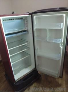 Samsung 192L, 4 star, maroon floral color, gently used 4 years old ...