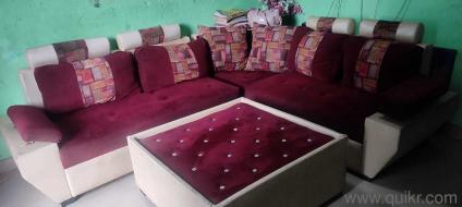 New Design Sofa Set 6-Seater with Setty and Cushions. L Shape with ...