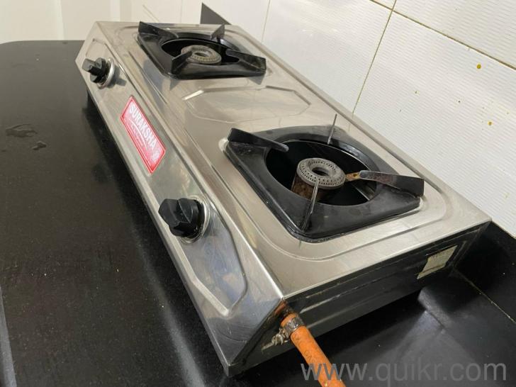 Surakhsa brand chrome finish gas stove with 2 burners | Bangalore | Quikr