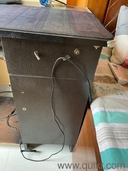 Office/Study table with drawer and sliding computer keyboard rack ...