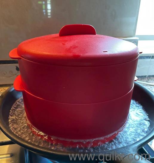 Tupperware Steamer Plastic 2 Layers Express Steamer Container | Pune ...