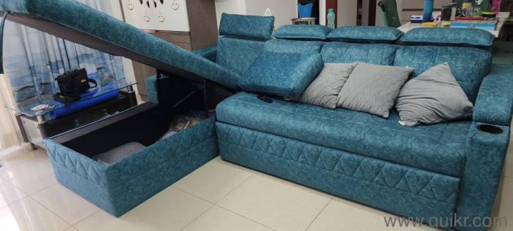 Sofa set (lounger with hydraulic storage included) | Bangalore | Quikr