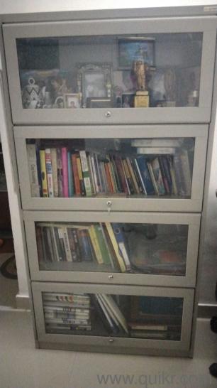 Godrej make book shelf 4 door (Glass) opening inwards | Ahmedabad | Quikr
