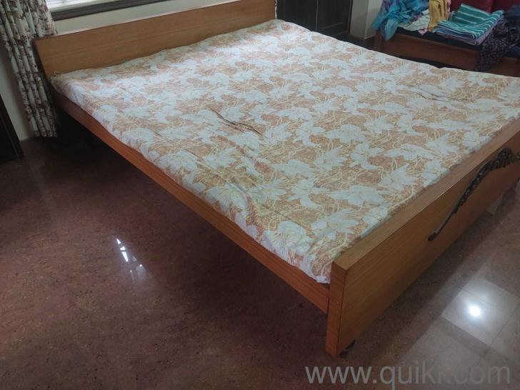 Solid wood bed without storage | Guwahati | Quikr
