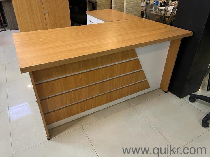 Executive Lshape table Price : 7999/- Material : Pre Laminated HDF HDF ...