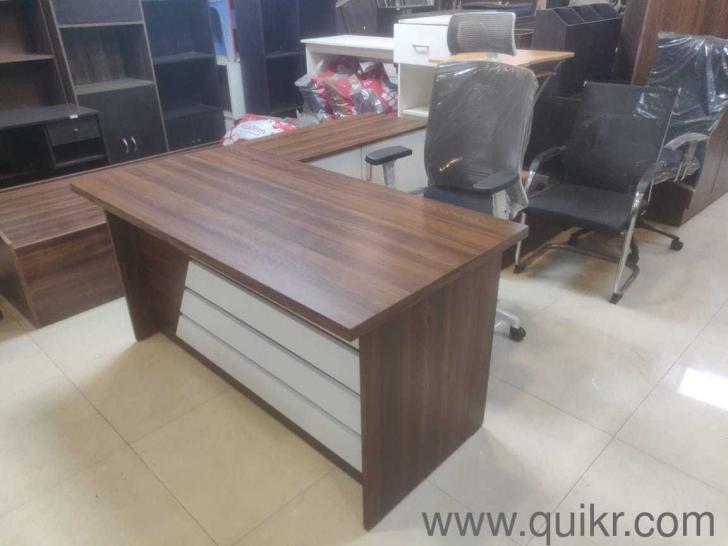Executive Lshape table Price : 7999/- Material : Pre Laminated HDF HDF ...