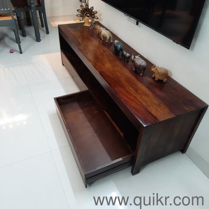 Tv Unit Solid Wood (Sheesham) Urgent sale 9000 rups | Mumbai | Quikr