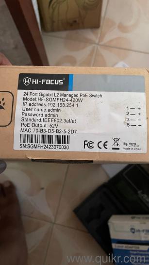 hi-focus 24port poe switch | Madurai | Quikr