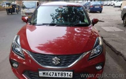 Red 2021 Maruti Suzuki Baleno Zeta 1.2 15,500 kms driven in Mumbai ...