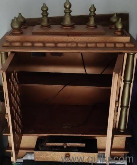 Puja/Prayer Unit with inbuilt light and shelves (Good Condition for ...