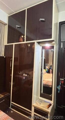 iron ( Loha) heavy Almira with Dressing table with mirror and light ...