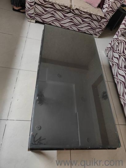 Wooden Center Table with heavy glass top | Ghaziabad | Quikr