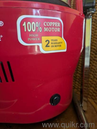 Ponmani Power Plus - 3Ltr Tilting Wet Grinder (Red, 225W Copper Motor ...