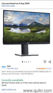Dell P2419H with inbuilt USB hub | Bangalore | Quikr