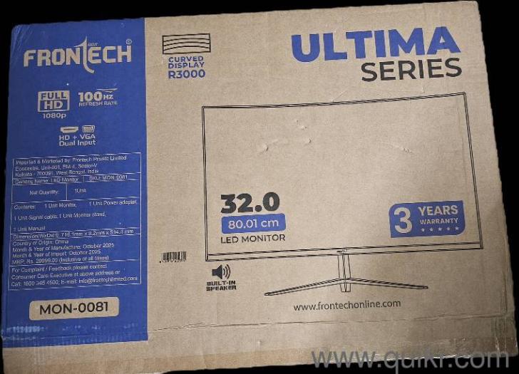 Brand New Open box : FRONTECH Ultima Series 32 Inch Curved LED Monitor ...