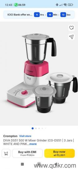 brand new mixer grinder fix price 831751314 | Hyderabad | Quikr