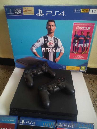 Sony Ps4 Slim 1tb With Extra Controller And Loaded Games Pune Quikr