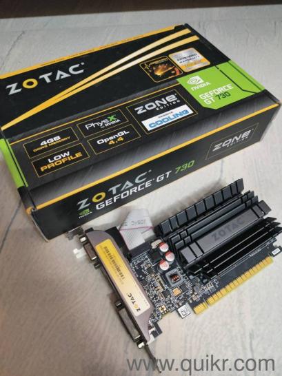 GT 730 4GB Zotac graphics card | with all box components and unopened ...