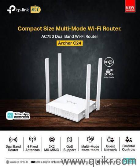 TP-Link Archer C24 AC750 2year warranty Dual Band WiFi Wireless Router ...